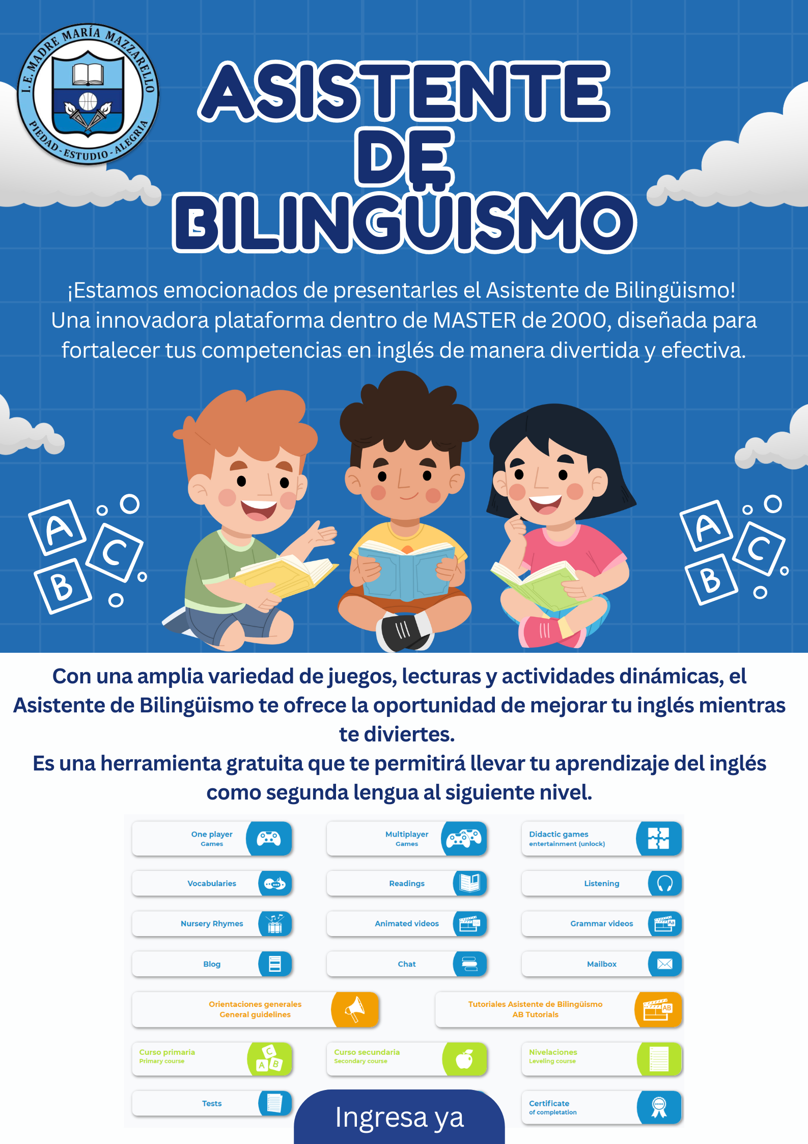 :::I. E. MADRE MARÍA MAZZARELLO